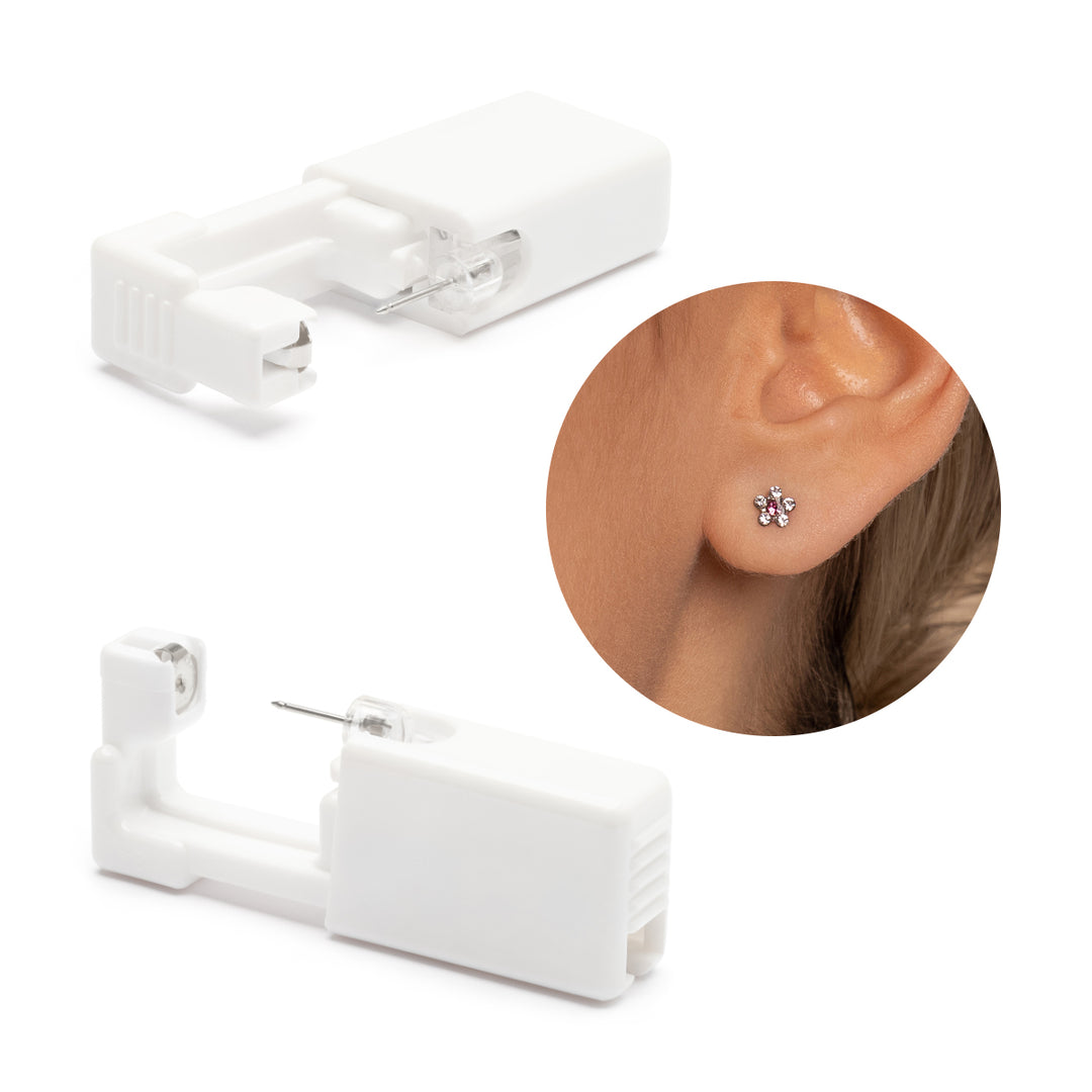 Simply Whispers Self Ear Piercer - Safe & Hypoallergenic At-Home Ear P